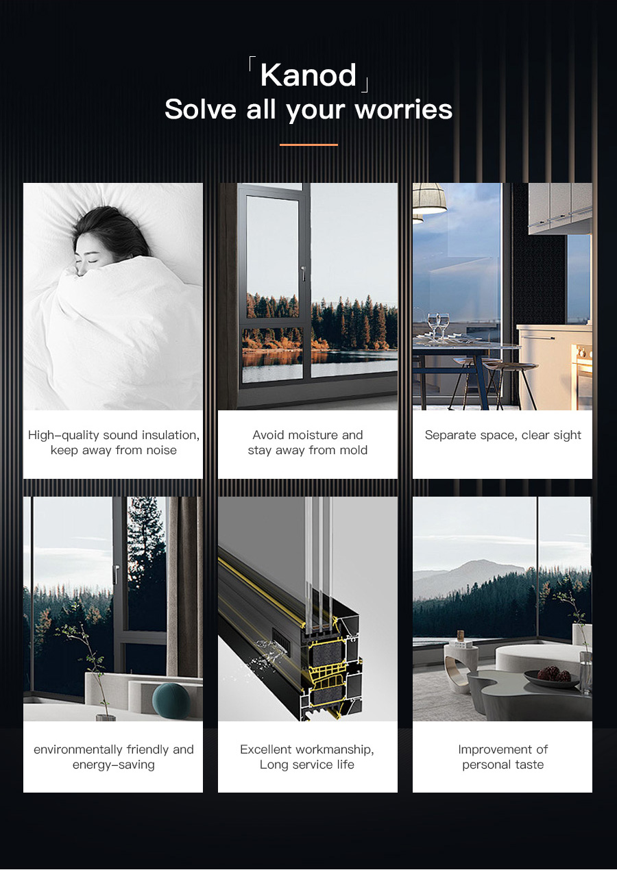 Aluminum Casement Window Flange 6 Series - High Quality KANOD Aluminium ...