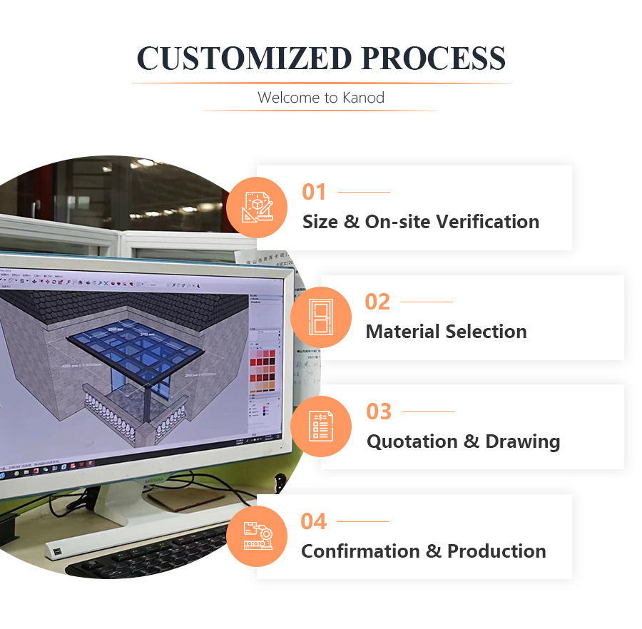 Aluminum Casement Window Flange 6 Series - High Quality KANOD Aluminium ...