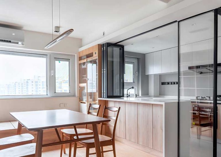 Kanod 50 Series Folding Kitchen Window | Double Glazed Bifold Windows