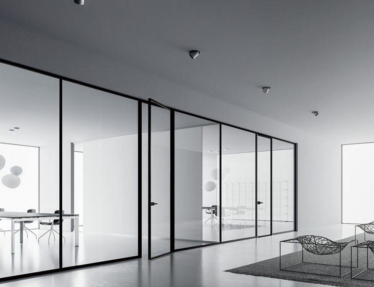 Hinged Door in Kanod Minimalist Style - swing doors manufacturer