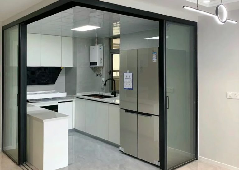 Upgrade Your Kitchen with Stylish Sliding Glass Doors | kanod kitchen ...